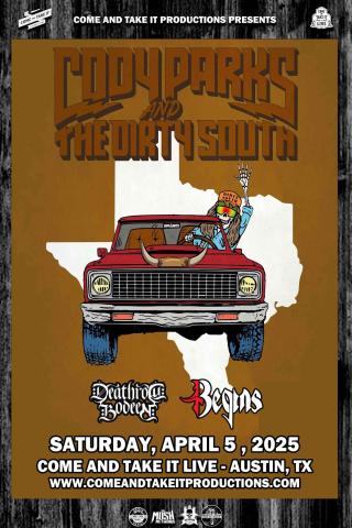 Cody Parks and the Dirty South Concert | Central Texas Chapter #5113 ...